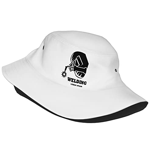 Welder Tool Vector Design Welding Torch Stock Vector Bucket Hat Fisherman Hats Beach Sun Hat Unisex