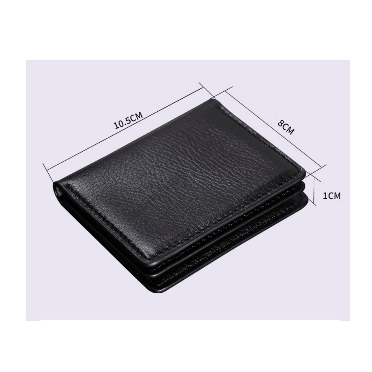 ZEBFYM Wallets for Men, Multifunction Cowhide Small Wallets, Genuine Leather Business Men's Wallets, Card Cases & Money Organizers (Color : Brown)