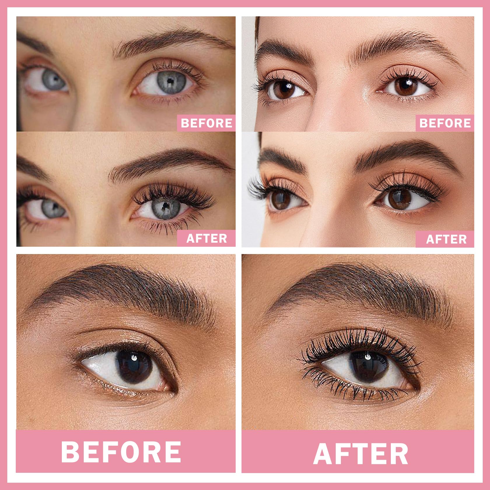 Self Adhesive Eyelashes,Reusable Self adhesive Eyelashes,No Glue Reusable Adhesive Eyelashes,False Eyelashes Natural Look,Self Sticking Eyelashes for Women (Pack of 2 Pairs)
