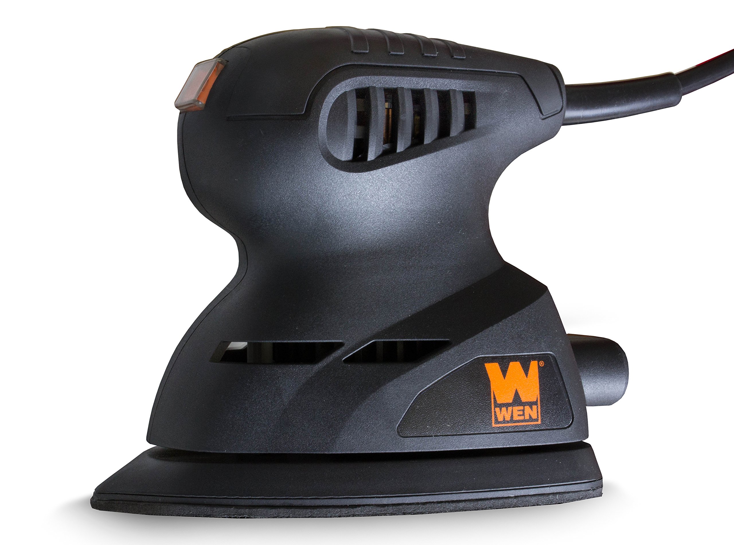 WEN 6301 Electric Detailing Palm Sander and WEN 6301SP Palm Sander Sandpaper (12 Pack)