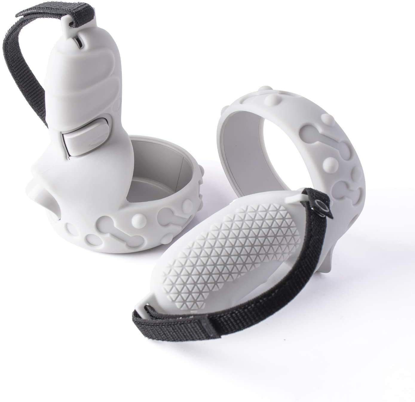 VR Controller Grip Cover Compatible for Quest2 with Silicone Face Mask Lens Protector, Headset Guard and Direction Button Covers, Anti-Throw/Dust Proof/Sweat Proof/crashproof Parts for Meta VR