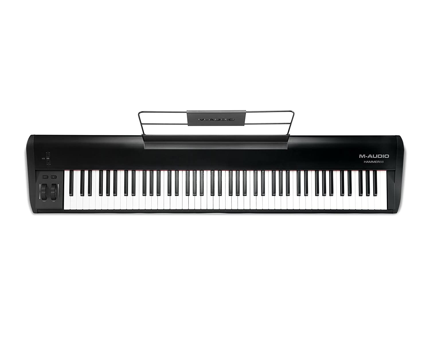 Pro MIDI Controller Bundle - Piano Style Weighted USB MIDI Keyboard Controller With Sustain Pedal and Hammer Action Keys β M-Audio Hammer 88 + SP-2