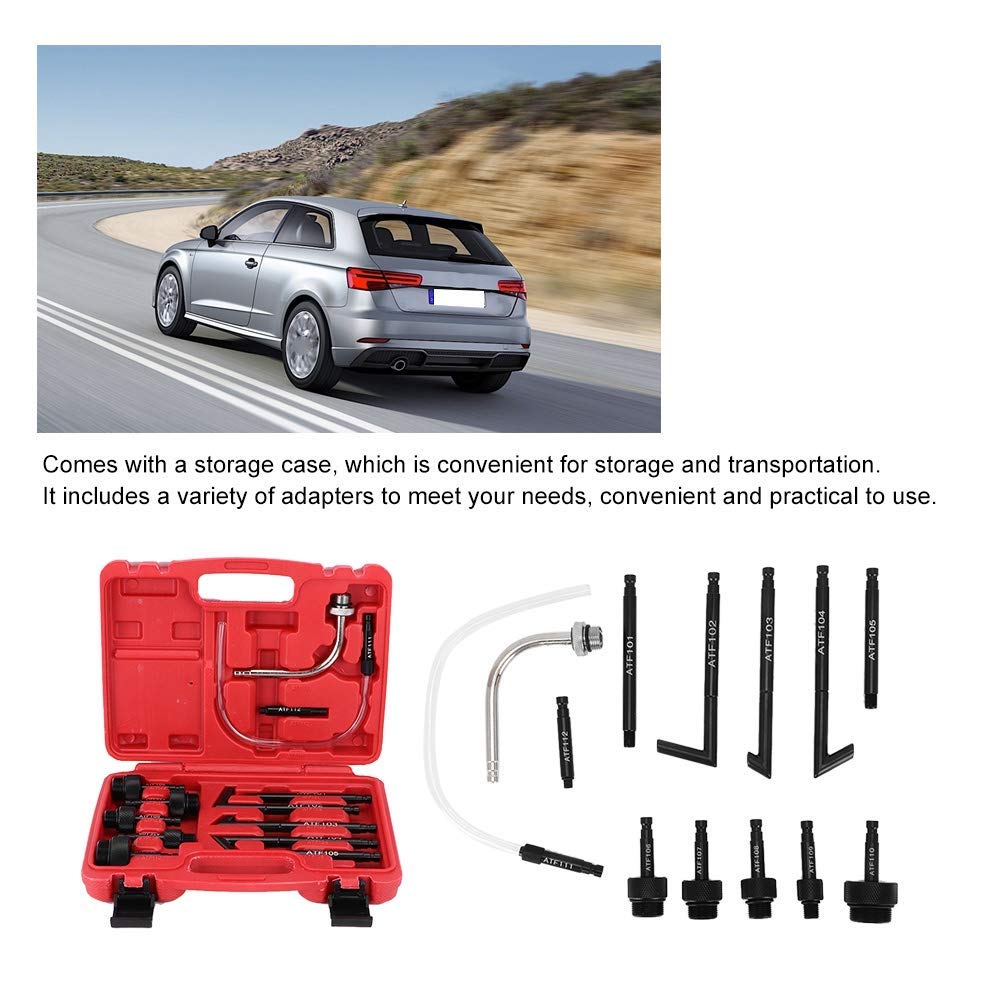 Oil Fill Adapter, 13Pcs/Set Oil Fill Adapter Transmission Fluid Oil Refilling Refill Connector Tool Kit