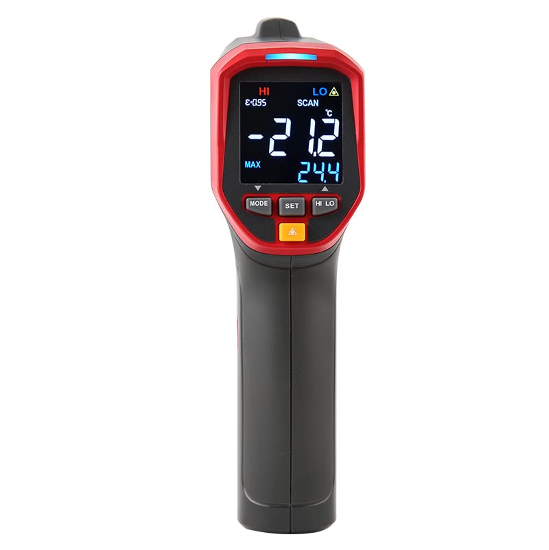 UNI T UNI-T UT305S Professional Infrared Thermometer CE/RoHS -50°C~2000°C Accuracy±1.0℃ or ±1.0% High/low alarm °C/°F selection, Red and Grey, 172mm x 113.5mm x 53mm