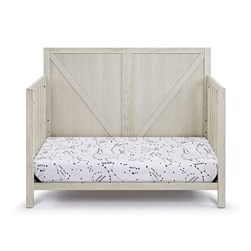 Suite Bebe Barnside 4-in-1 Convertible Crib in Washed Gray