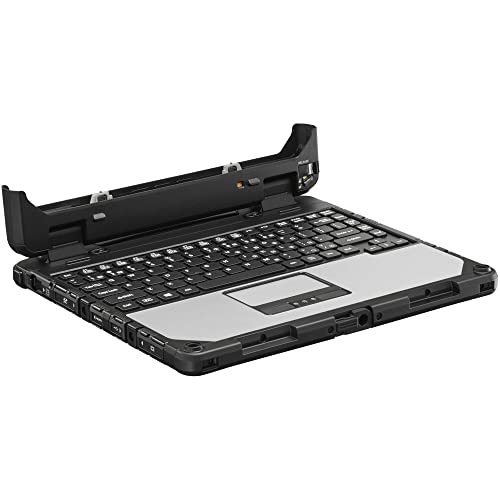 Toughbook Panasonic 33, CF-33, Intel i5-7300U, 12" QHD Touch, 16GB RAM, 512GB SSD, Webcam, 8MP Rear Camera, 2D Barcode Reader, Fingerprint, Dual Pass, Keyboard, Win 10 Pro (Renewed)