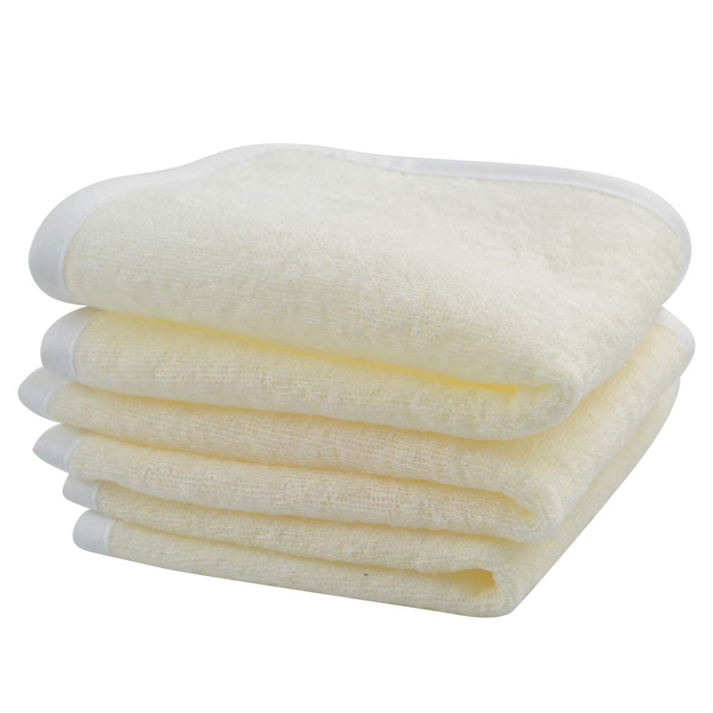Nydotd 8 Pcs Exfoliating Face and Body Wash Cloths Towel Soft Weave Bath Cloth Dual-Sided Exfoliating Scrub Cloth Skin Washcloth Massage Bath Cloth (Exfoliating Side and Soft Terry Side Cloth) 10"x8"