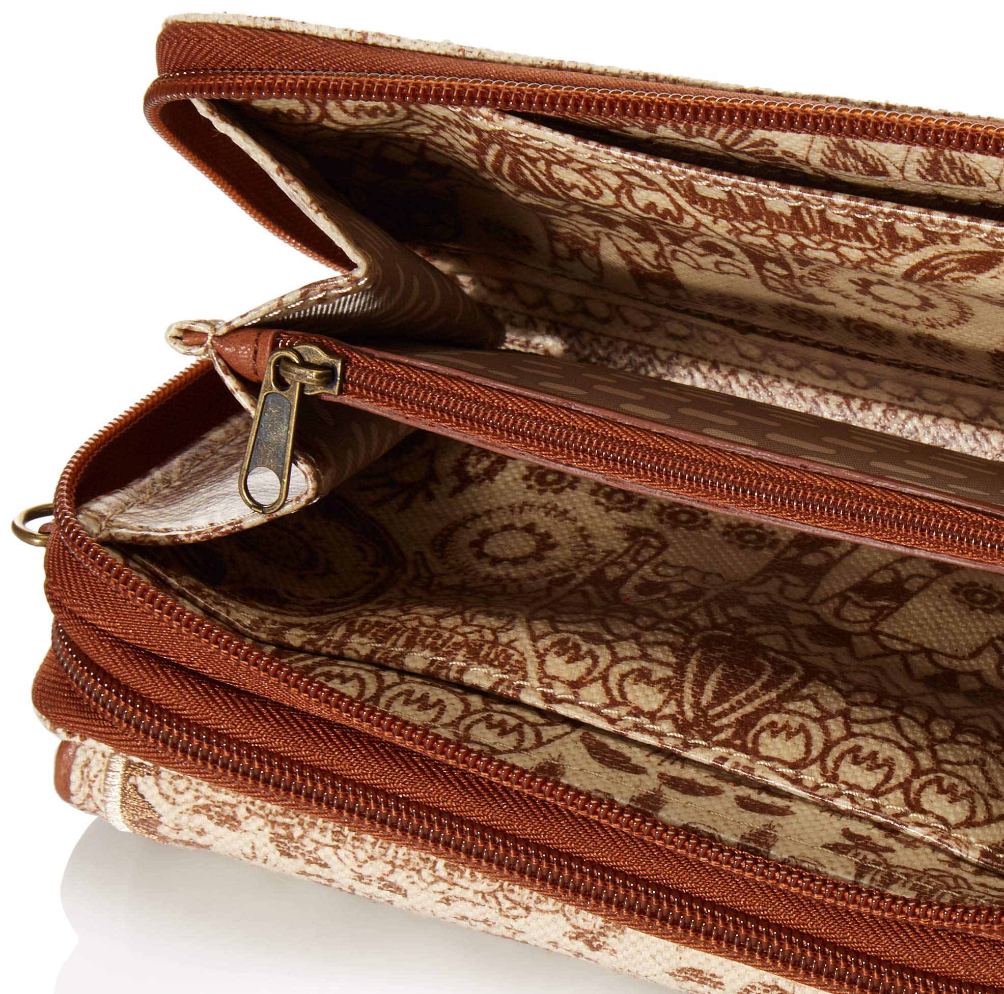 Sakroots Women's Luna, Tobacco Batik World