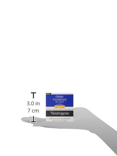 Neutrogena Deep Moisture Face Cream with SPF 20 Sunscreen, Glycerin, Shea Butter & Vitamin D3, Face moisturizer for dry skin - SPF moisturizer, Glycerin, Shea Butter, Vitamin D3, 2.25 oz