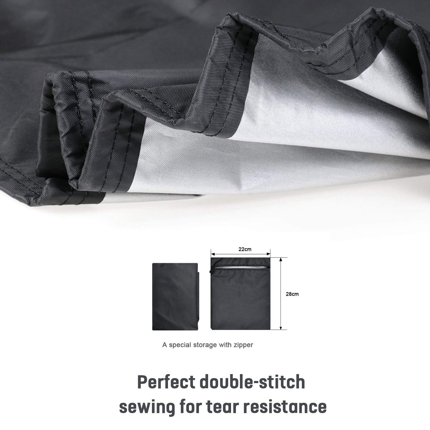 POMER Treadmill Cover, 81x37x67inch Dustproof Oxford Fabric with Zipper Running Machine Protective Cover for Non-Folding Home Treadmill