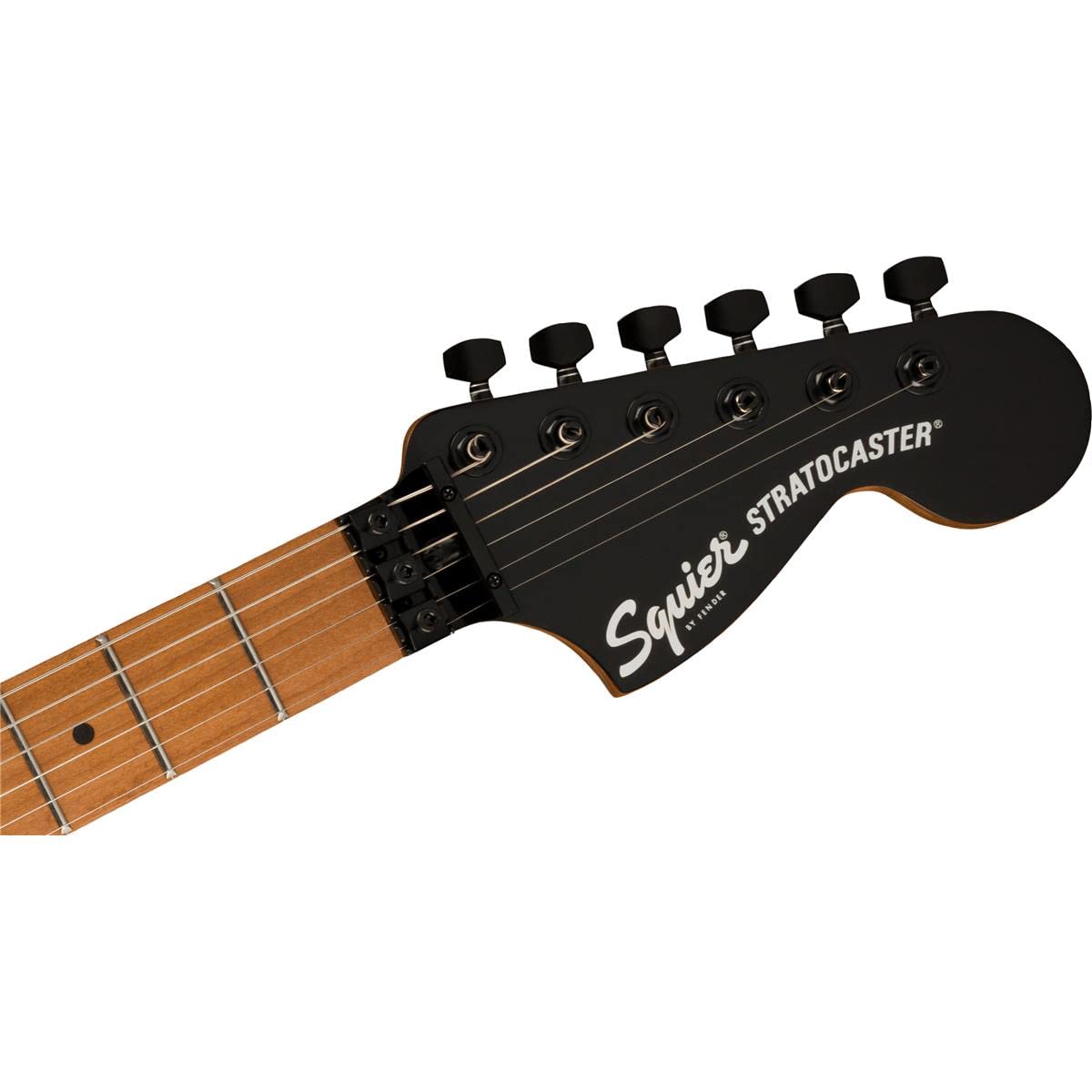 Squier Contemporary Stratocaster HH Floyd Rose Electric Guitar, with 2-Year Warranty, Gunmetal Metallic, Roasted Maple Fingerboard