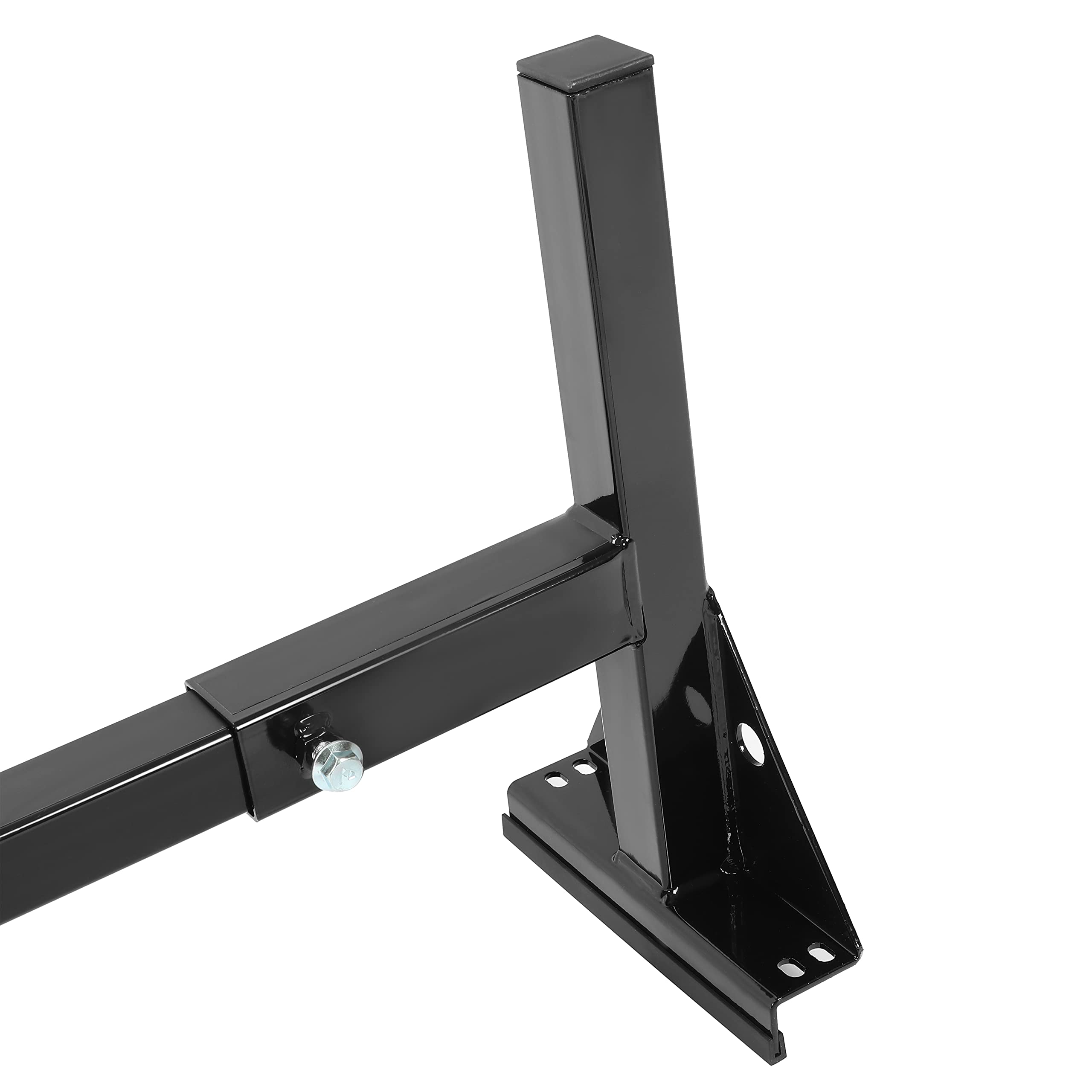 Universal Van Ladder Rack Full-Size Roof Rack Steel Cross Members Compatible with Chevrolet Express Ford E-Series GMC Savana 3 Bars
