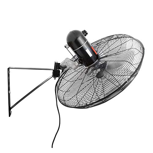 OEMTOOLS OEM24894 30-Inch Outdoor Oscillating Wall Mount Fan, 7200 CFM