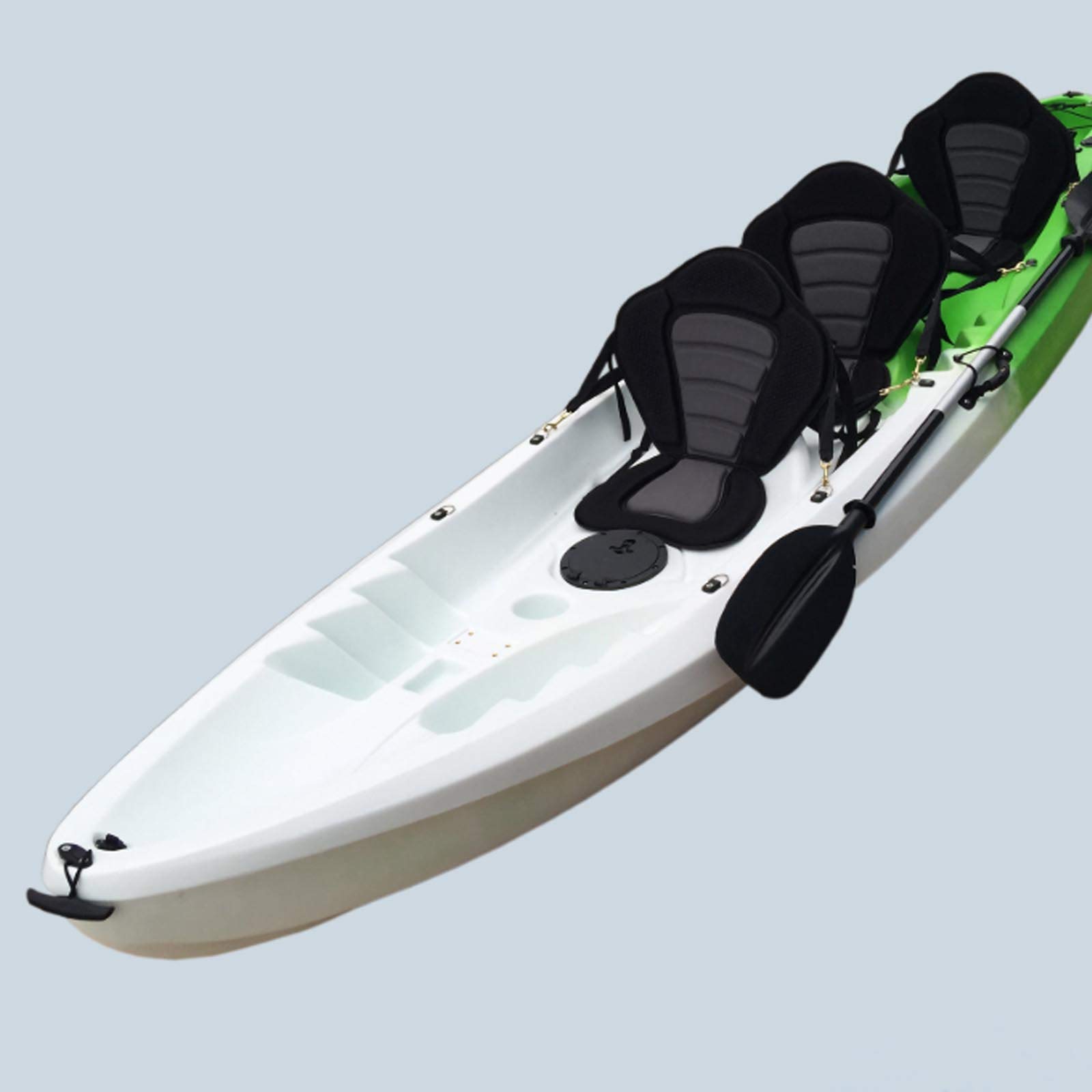 SING F LTD 2Pcs Kayak Canoe Carry Handles Pull T-Handle Kit with Pad Eyes and Screws Replacement Installation