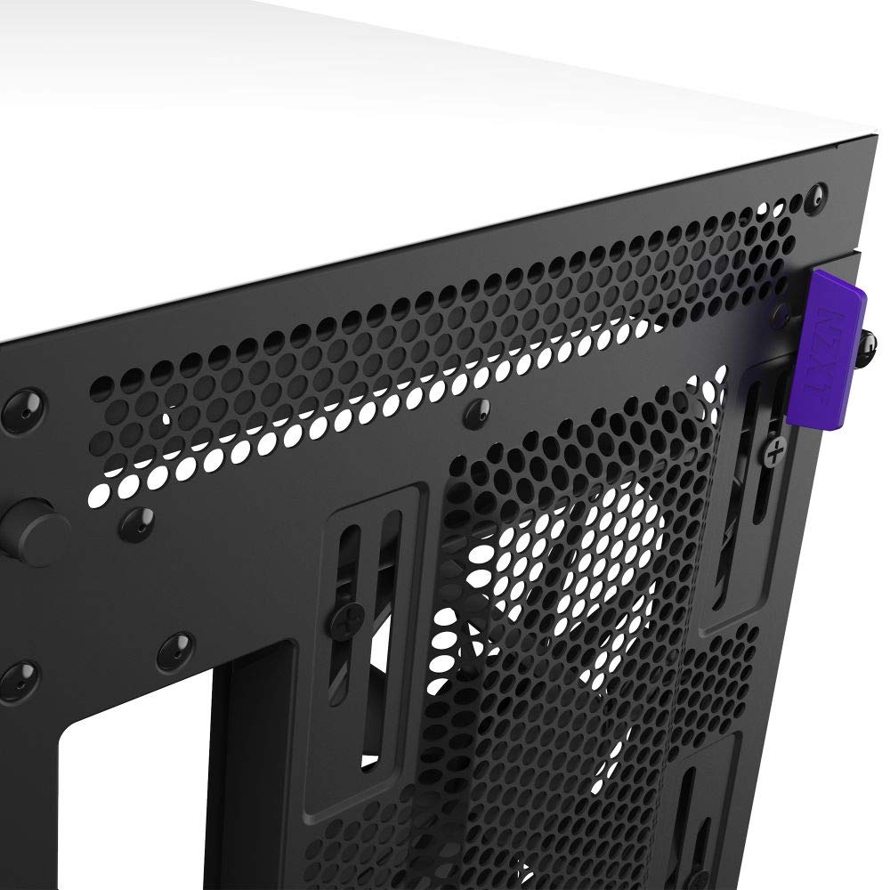 NZXT H710 - CA-H710B-W1 - ATX Mid Tower PC Gaming Case - Front I/O USB Type-C Port - Quick-Release Tempered Glass Side Panel - Cable Management System - Water-Cooling Ready - White/Black