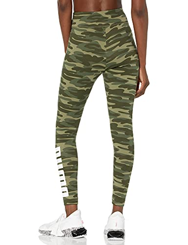 PUMA Essentials Logo Camo Legging M Grape Leaf-Camouflage