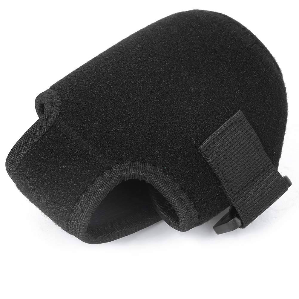 Yeuipea Fishing Wheel Bag, OK Cloth Black Lightweight Adjustable Fishing Wheel Bag Casting Reel Packet Tool Accessory(A)