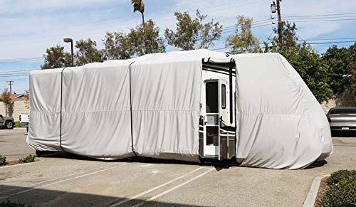 RV Cover Tie Down Straps | Heavy Duty 1" Cinch Strap with Quick Release Buckle | Adjustable to 40' L | Universal for All RV Makes and Models | 2 Pack Set | Made in USA
