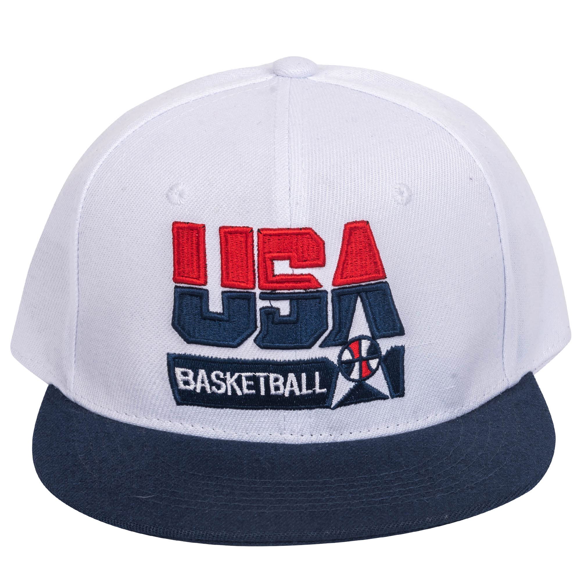 YOUR TEAM Fashion Hip Hop Cap USA Basketball Hat 1992 White Adjustable Embroidered Snapback Cap