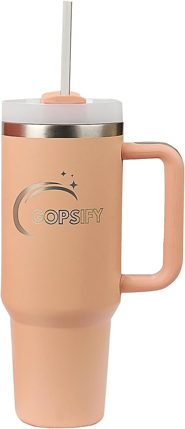 Quencher H2.0 flowstate 40ozTumbler with handle,Lid and Straw for Water, Iced Tea or Coffee, Smoothie and More
