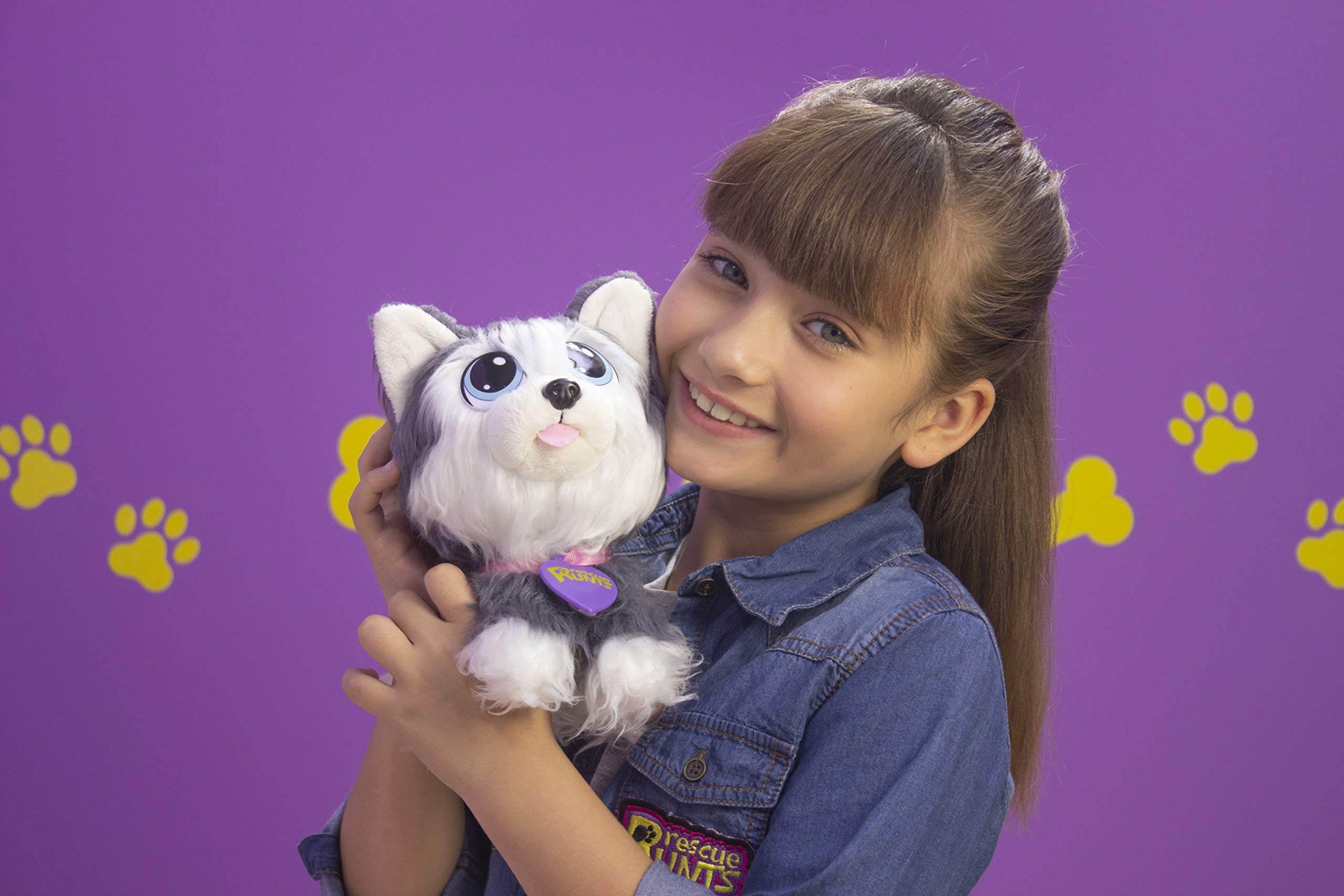 Rescue Runts II Plush Pet You Can Adopt & Rescue, Husky Dog Medium