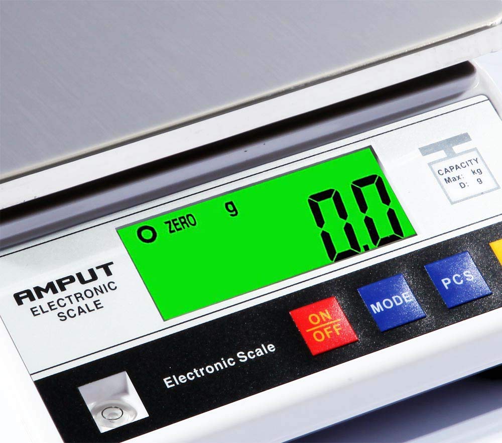 RESHY High Precision 10kg x 0.1g Lab Scale Digital Kitchen Scale Large Food Gram Scale Industrial Counting Scale Jewery Scientific Scale,for Laboratory,Cooking, Baking, Weight Loss,CE Certified