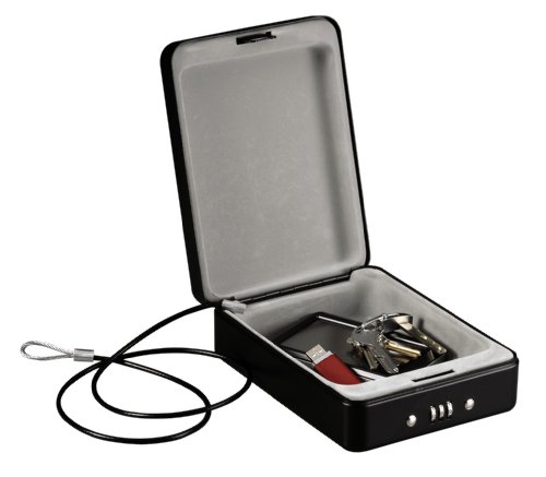 Sentry Safe Small Safe, Lock Box with Combination Lock for Office or Dorm, Ex: 2.6 in. H x 5.9 in. W x 8.0 in. D