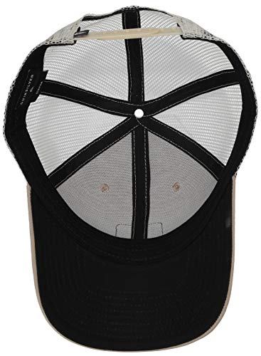 Quiksilver Men's Easy Does IT SNAP Back Trucker HAT, Plage, One Size