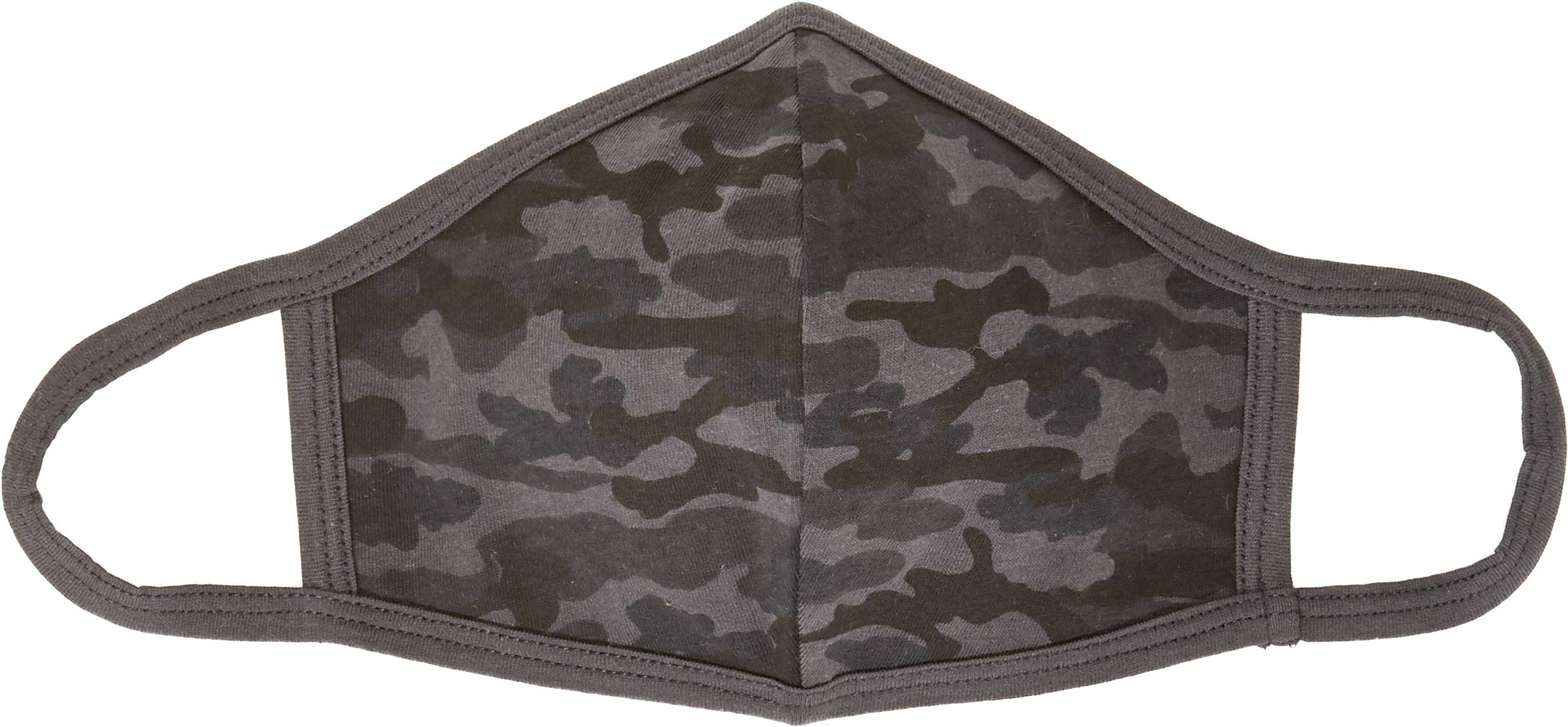 Quality Durables Unisex Adult 4-Pack Washable Reusable Face Mask, Black Camo/Black/Olive Camo/Olive, Large/X-Large