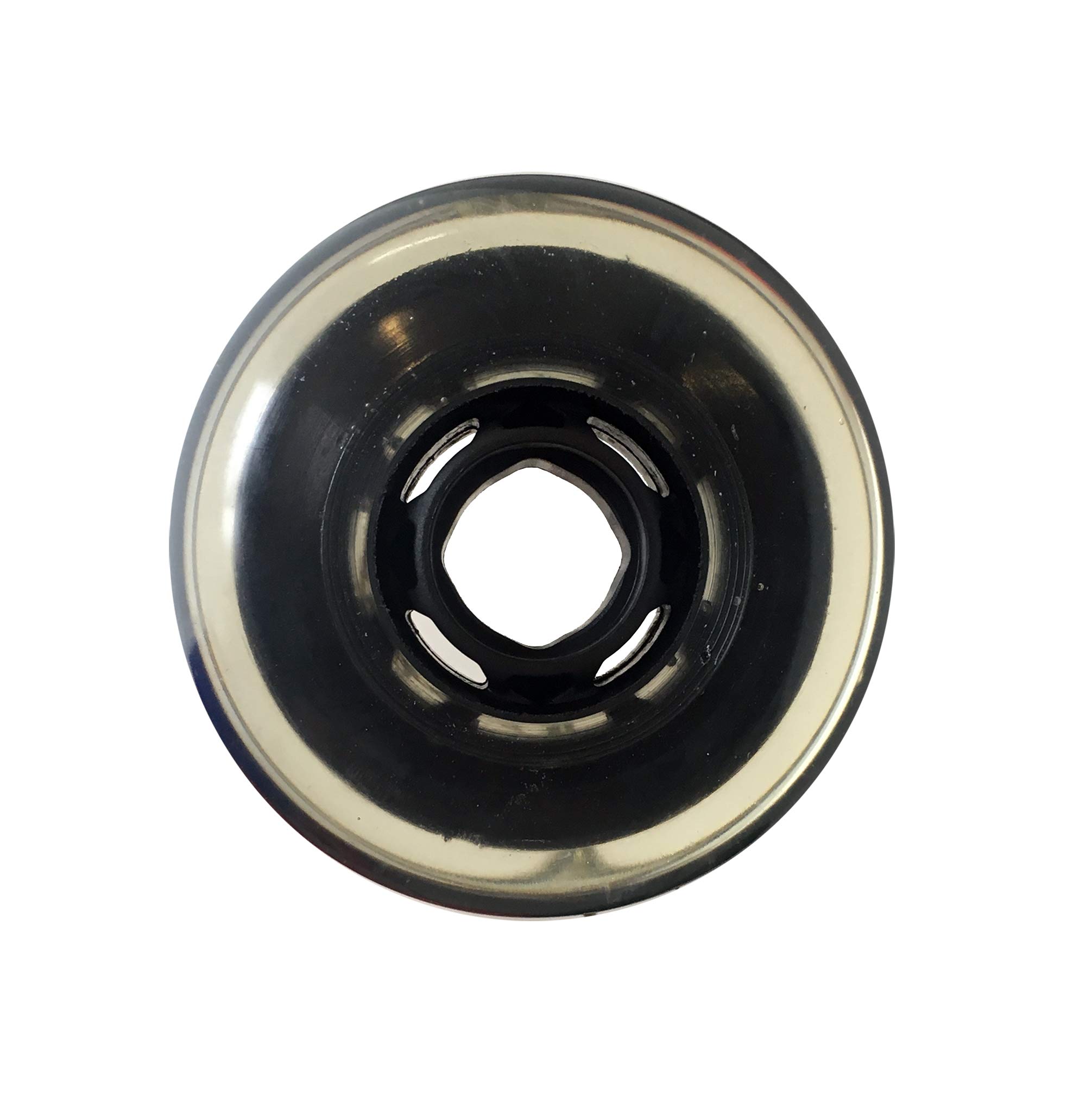 Revision Variant Steel Indoor/Outdoor Inline Roller Hockey Wheels - 78A - 72mm 4 Pack - Black