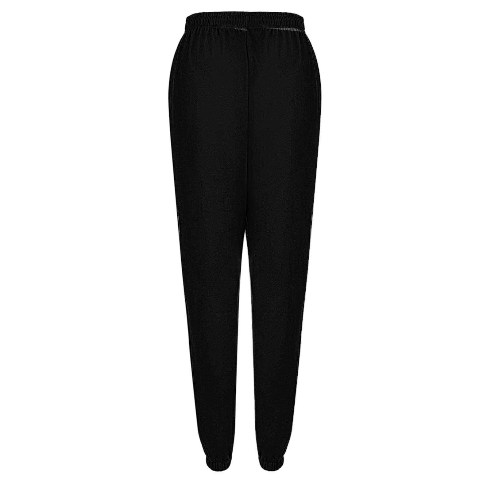 Womens Joggers, Womens Plus Size Pants Pull On Womens Casual Elastic Waist Solid Comfy Jogging Jogger Pants with Pockets