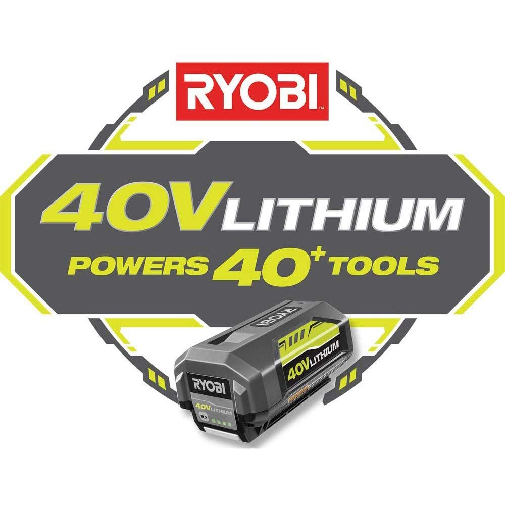Ryobi 40 Volt 6 Ah Battery and Charger Kit 6.0 Ah Lithium-Ion Battery Set OP4060 + OP403