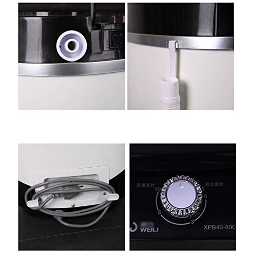 Portable Compact and Durable Design Household Single Barrel Children's Washing Machine Silent Operation Washing Dewatering 4KG, Power 240W