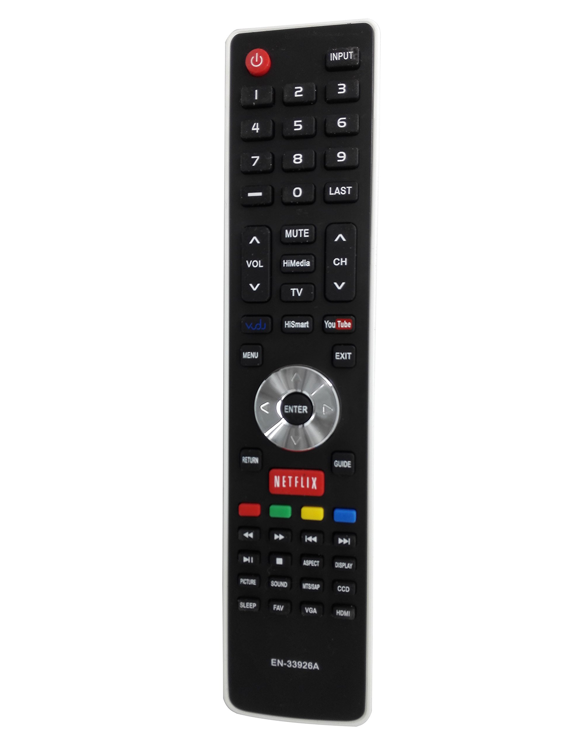 New EN-33926A EN33926A Replace Remote Fit for Hisense EN-33926A 32K366W 40K366WB 32K20DW 32K20W 40H5 50K610GWN 55K610GWN XV5849 32H5B 40H5B 40K366WN 48H5 50H5B 50H5G 50H5GB EN33925A