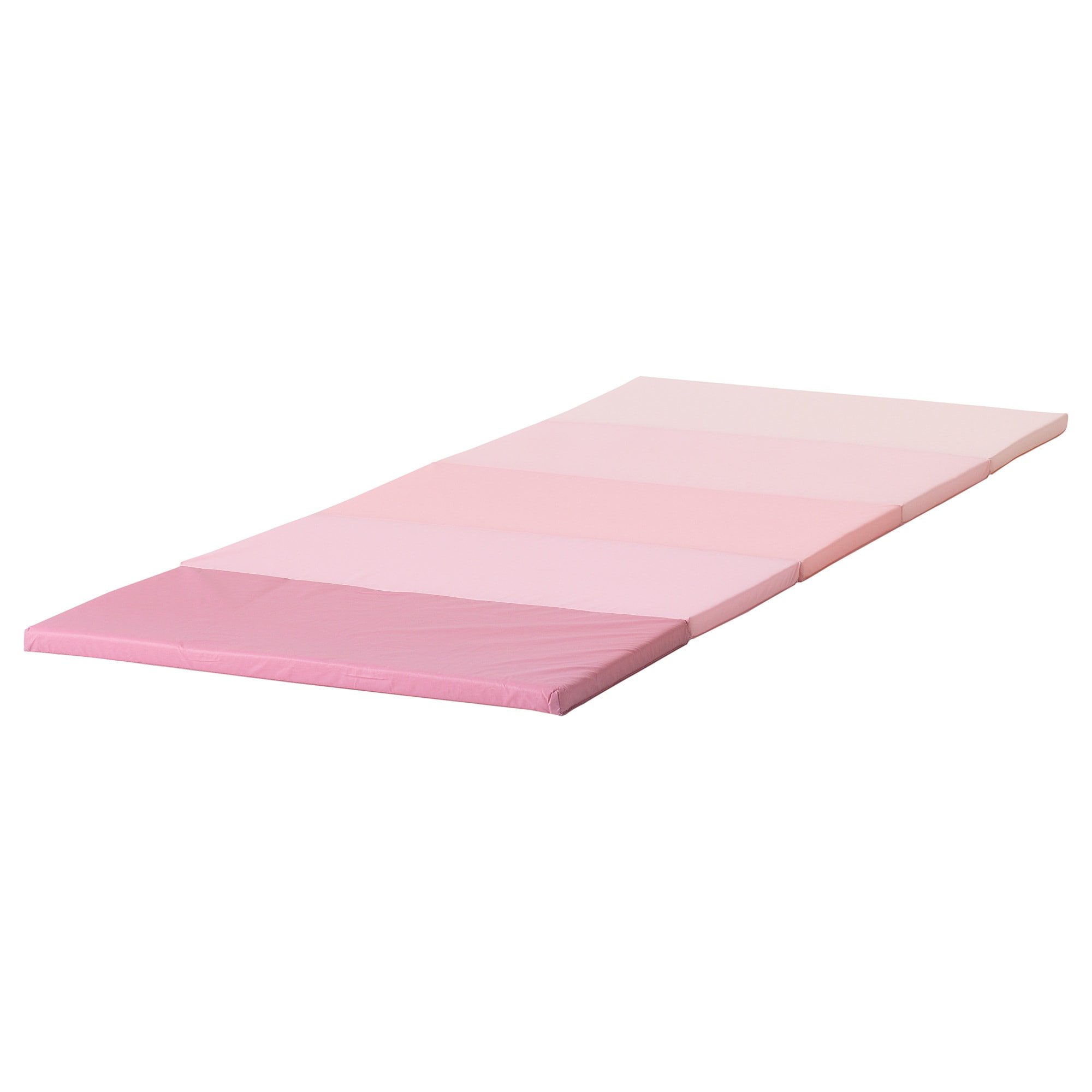 PLUFSIG Pink Childrens' Folding Exercise Mat: [Size 30 3/4 x 72 7/8"] Helps with Coordination & Motor Skills
