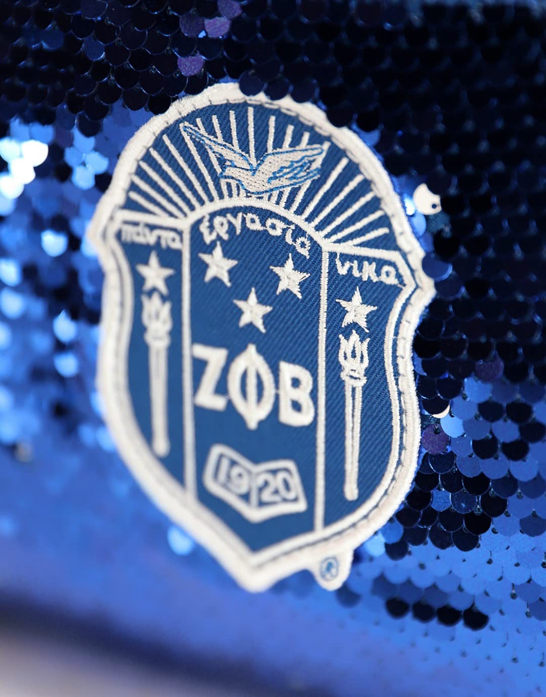 Zeta Phi Beta Sequin Bag One Size