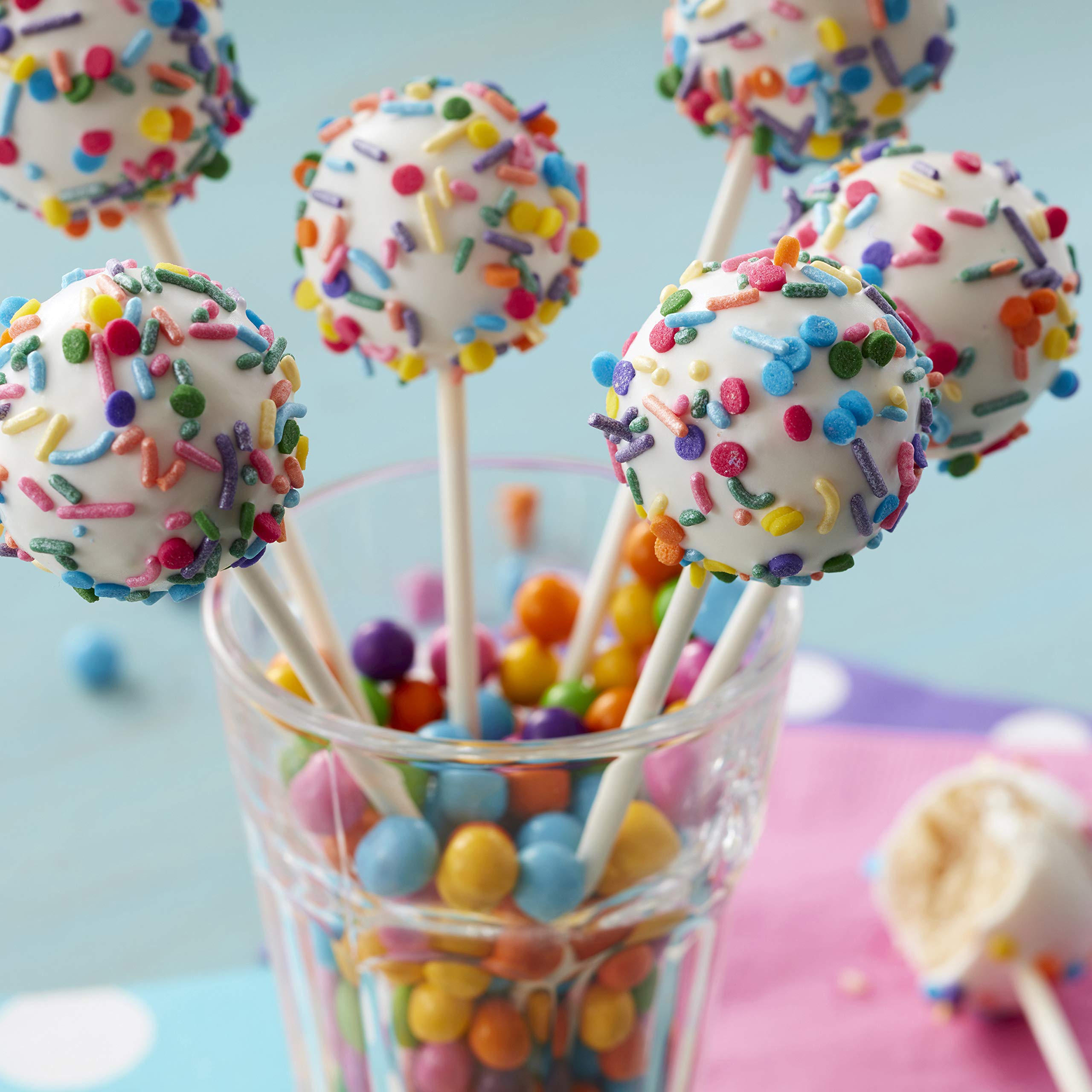 Wilton 4-Inch White Lollipop Sticks, Cake Pop Sticks, 150-Count