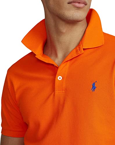 Polo Ralph Lauren Men's Classic Fit Mesh Polo Shirt (X-Large, Royal Blue (Light Blue Pony))