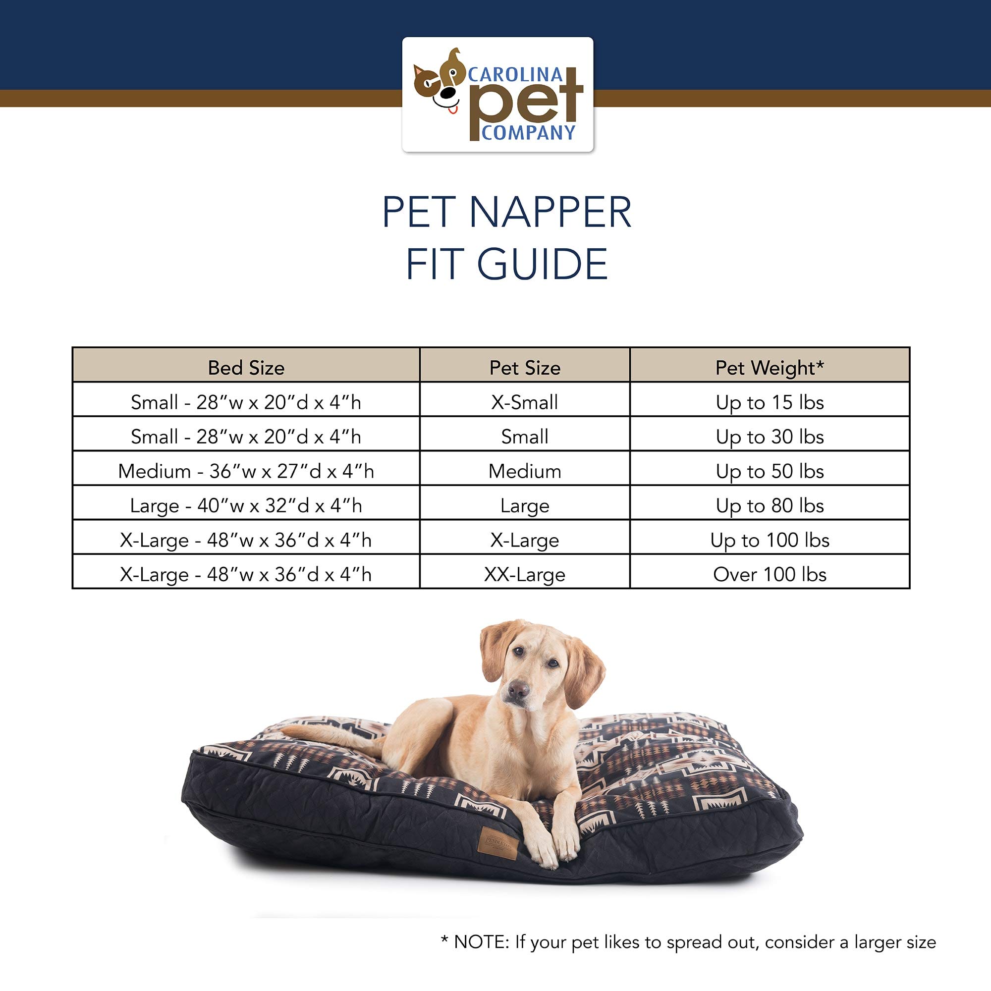 Pendleton Carolina Pet The Collection Yosemite National Park Dog Bed, X-Large