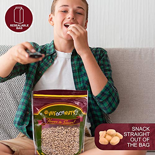 We Got Nuts - Raw Whole & Natural Pine Nuts 2 Lbs (32oz)โ Premium Quality Fresh Kosher Pine Nuts - Natural & Healthy Snack โ Great For Cooking, Pesto, Salads & More