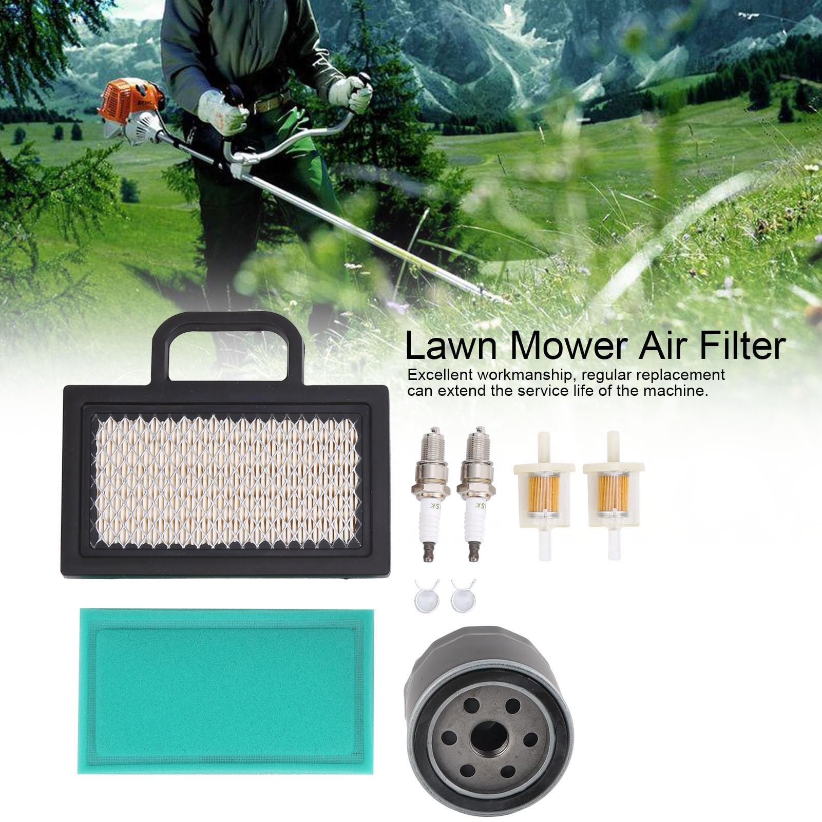 X Homsel Air Filter Replacement Kit Lawn Mower Accessory for 531 30 70-44 YTH 2242T YTH 2448T YTH 2454T Spare Parts