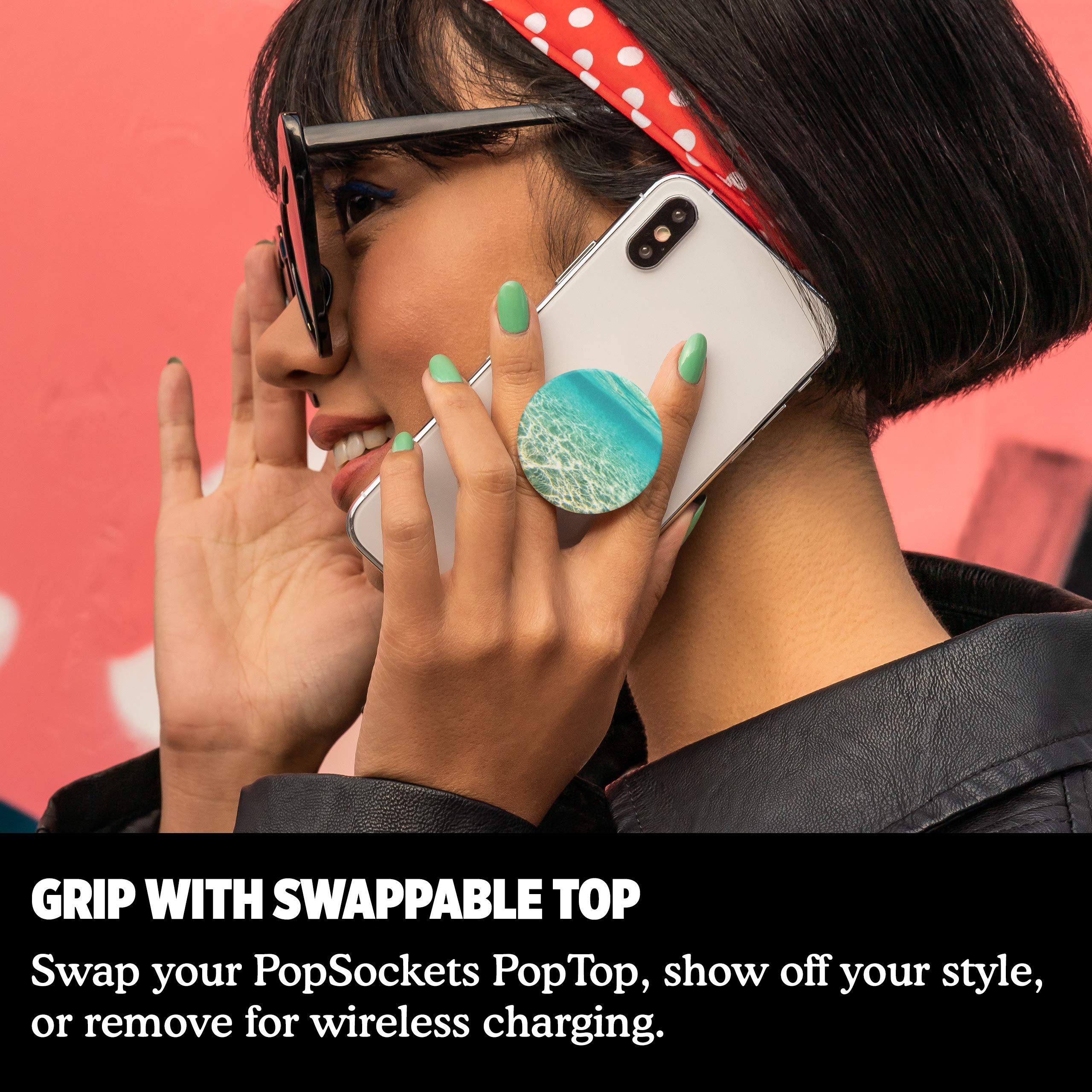 PopSockets Phone Grip with Expanding Kickstand, Blue Lagoon