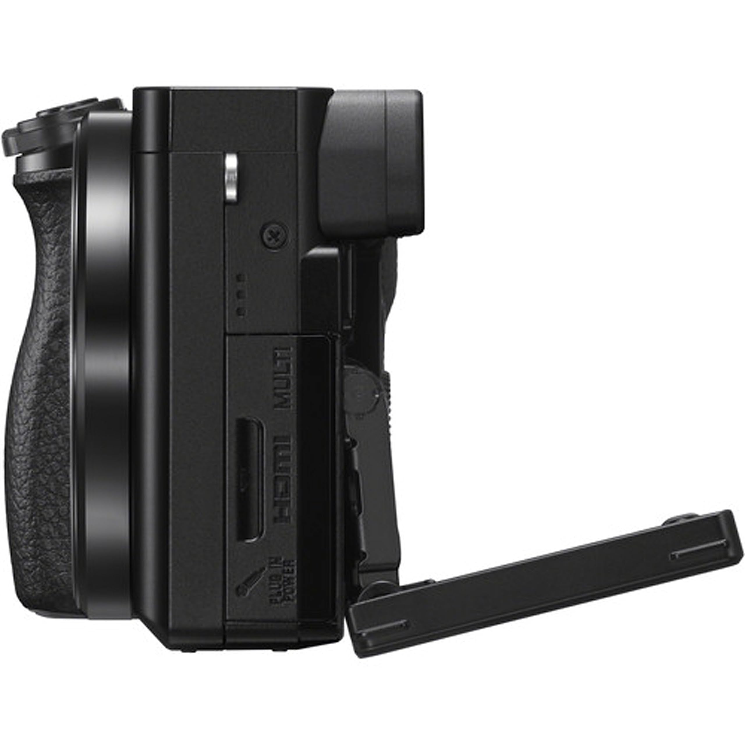 Sony a6100 Mirrorless Camera + Sony E PZ 16-50mm f/3.5-5.6 OSS Lens + Sony E 55-210mm f/4.5-6.3 OSS Lens + 2X 64GB Memory + Case + Tripod & More (20pc Bundle)