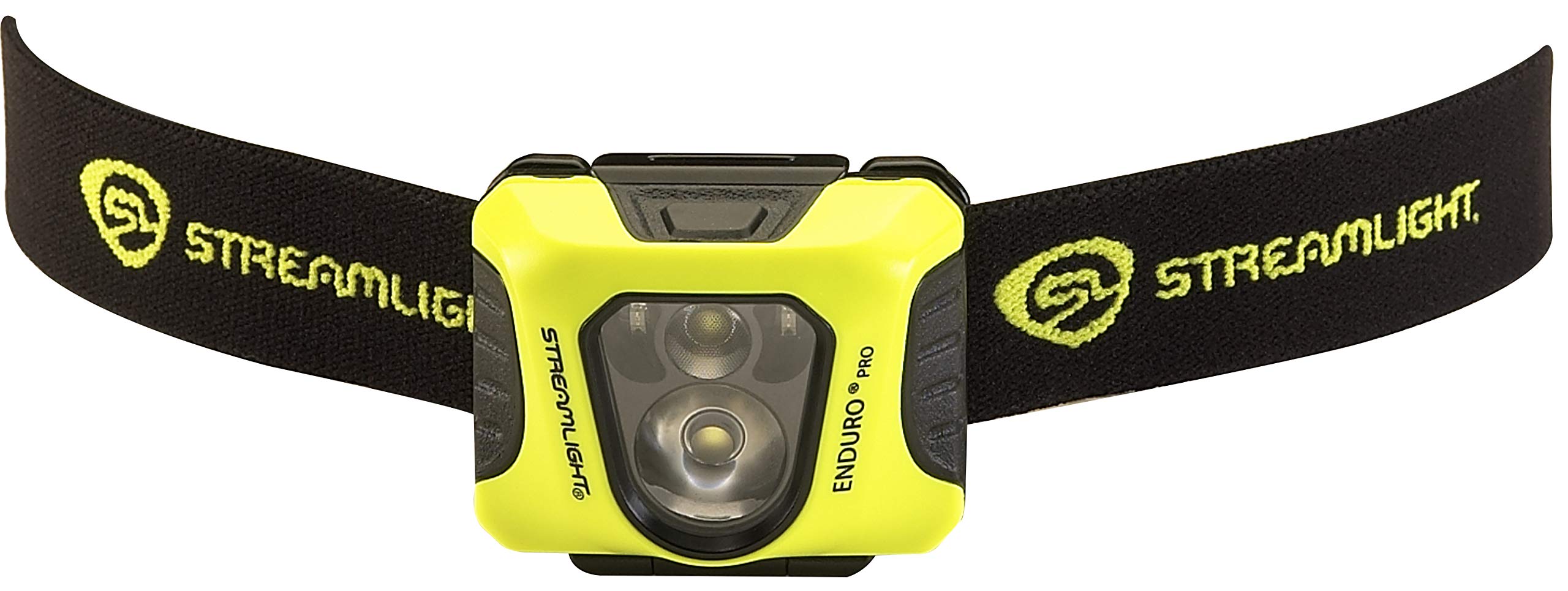 Streamlight 61421 Enduro Pro Headlamp with Alkaline Batteries, Headstrap White/Red LEDs Box Yellow