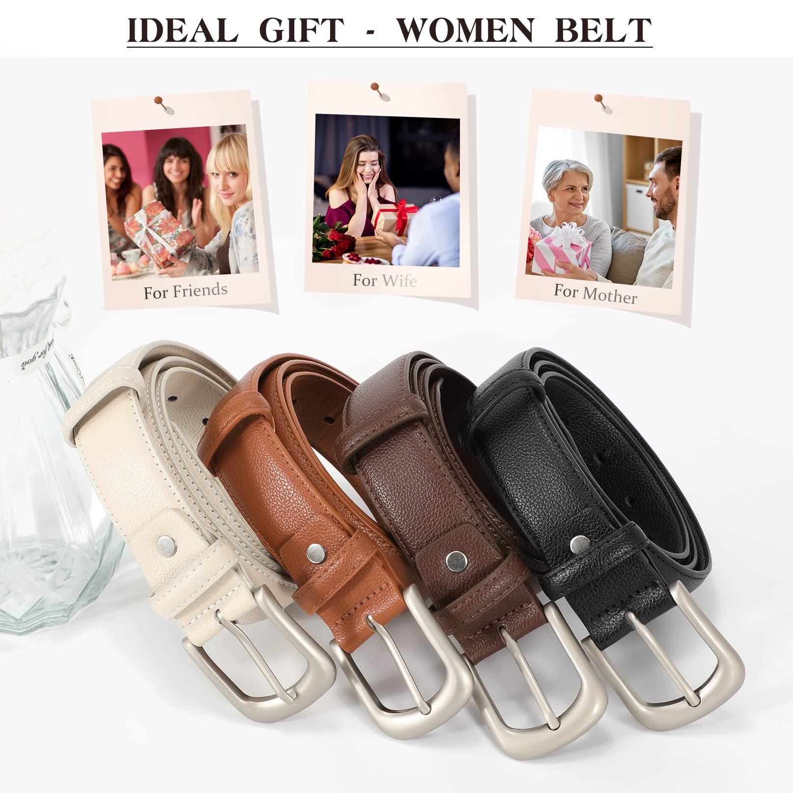 WHIPPY Women Leather Belt