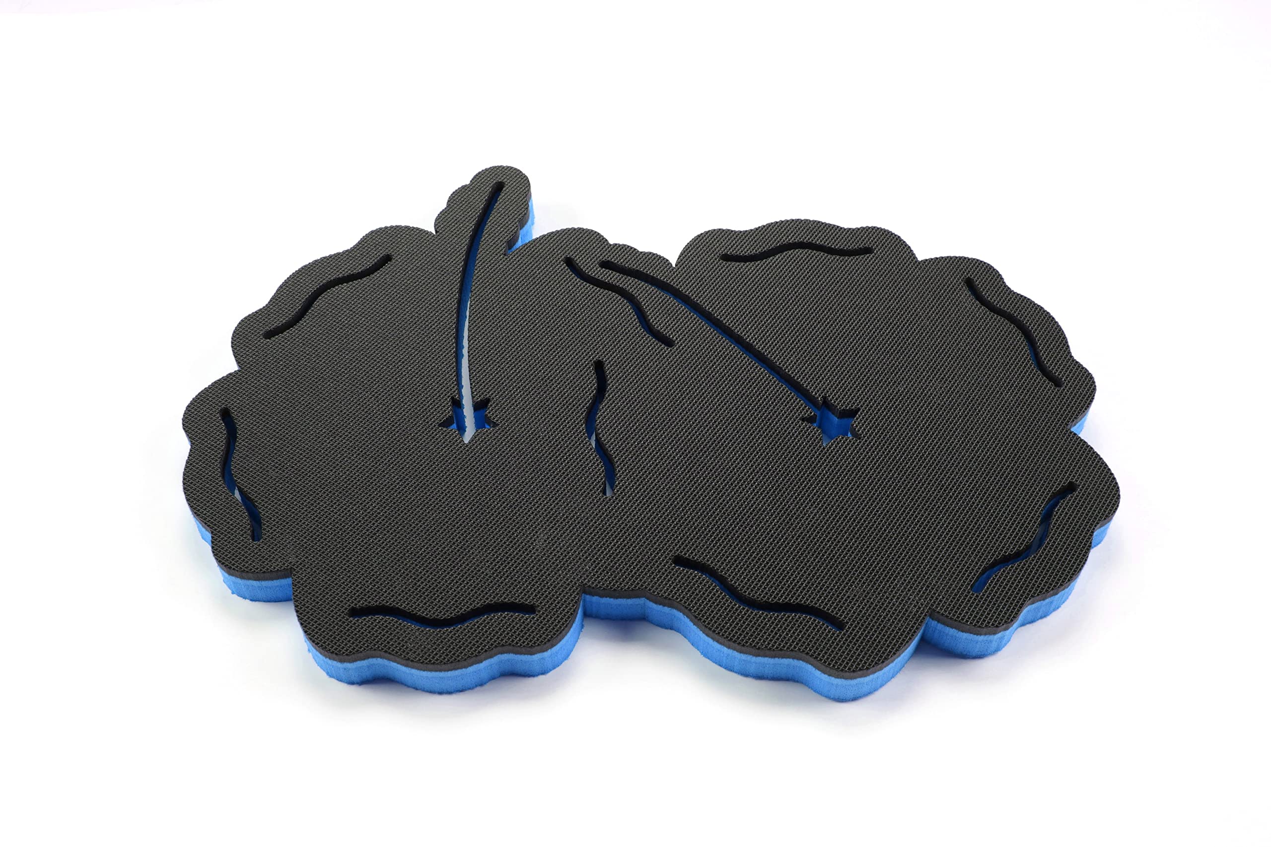 Polar Whale Portable Gardening Kneeling Pad Flower Shaped Blue and Black Knee Cushion for Home Work Automotive Workshop and More Durable Thick Comfortable High Density Waterproof Foam
