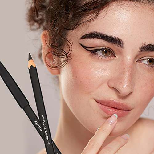 Sorme Treatment Cosmetics Smearproof Eyeliner 0.16oz | Long Lasting Black Waterproof Eyeliner Pencil | Smudge-Proof Waterline Eyeliner | Cruelty-Free and Gentle Pencil Eyeliner