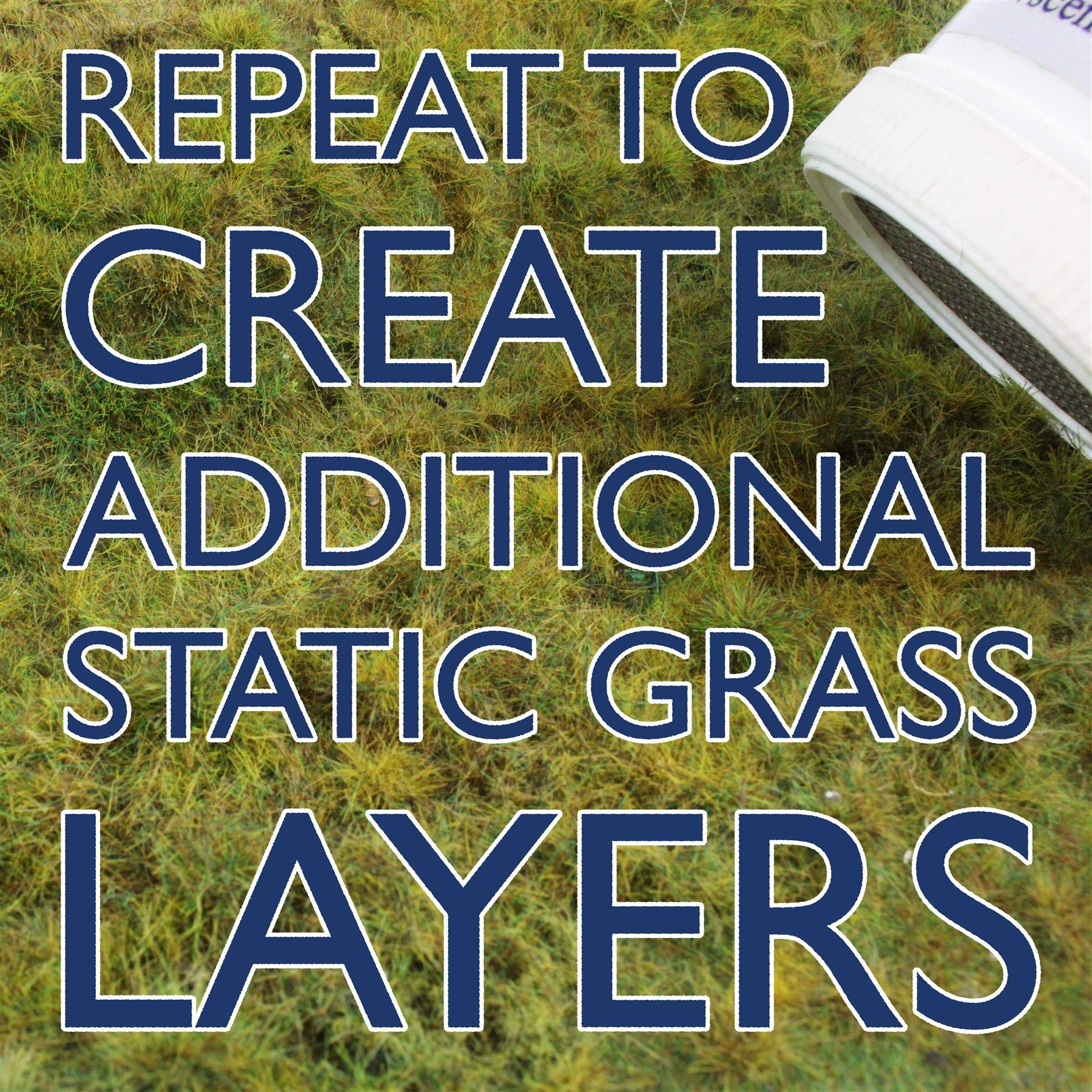 War World Scenics Static Grass Layering Spray 250ml for Model Railway Dioramas & Wargame Terrain