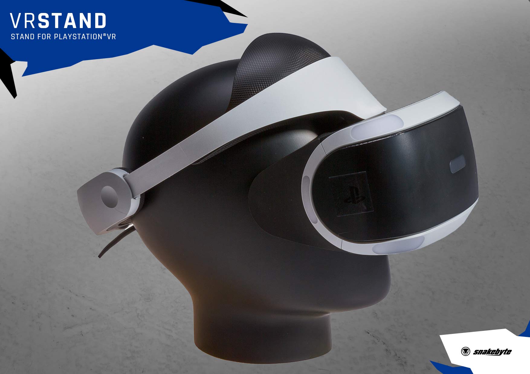 Snakebyte Headset Stand/Storage Stand, Virtual Reality Headset Display Stand for your VR Glasses - Compatible to HTC Vive, Oculus Rift Headsets, PlayStation 4 - PlayStation 4