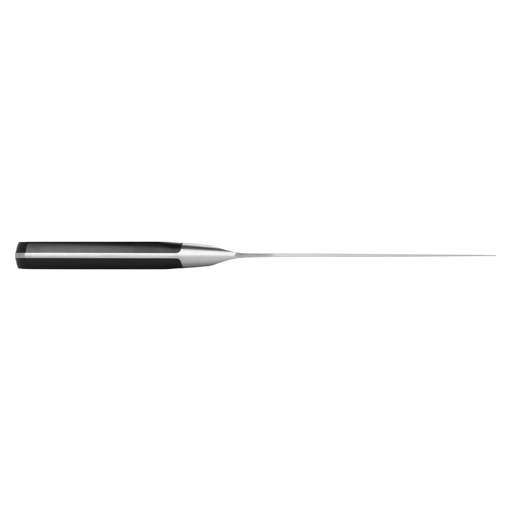 ZWILLING J.A. Henckels Pro 7 Hollow Edge Rocking Santoku Knife, Silver